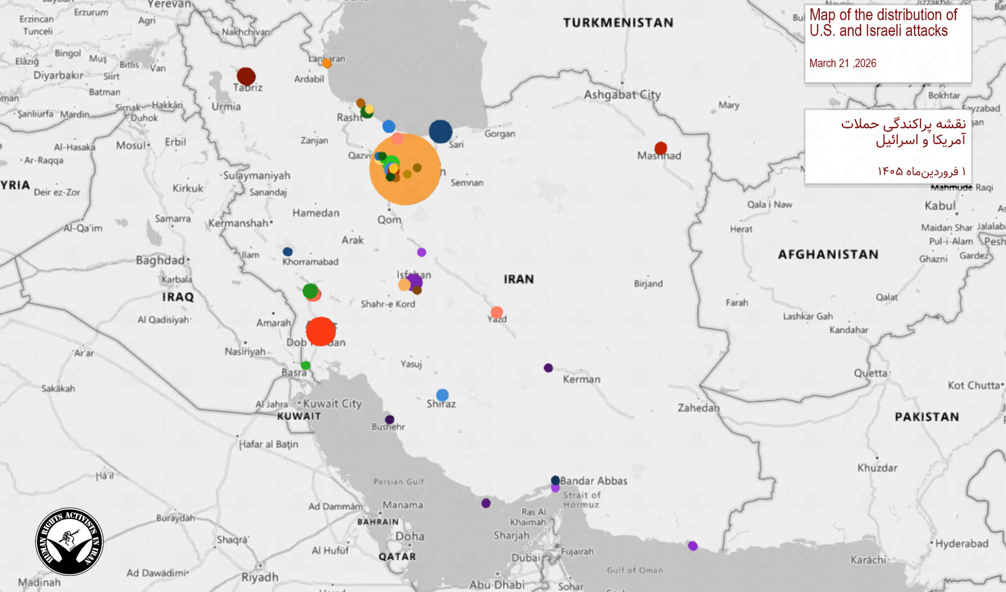 Day 22 of the U.S.-Israeli War on Iran: More Than 50% of the Strikes ...